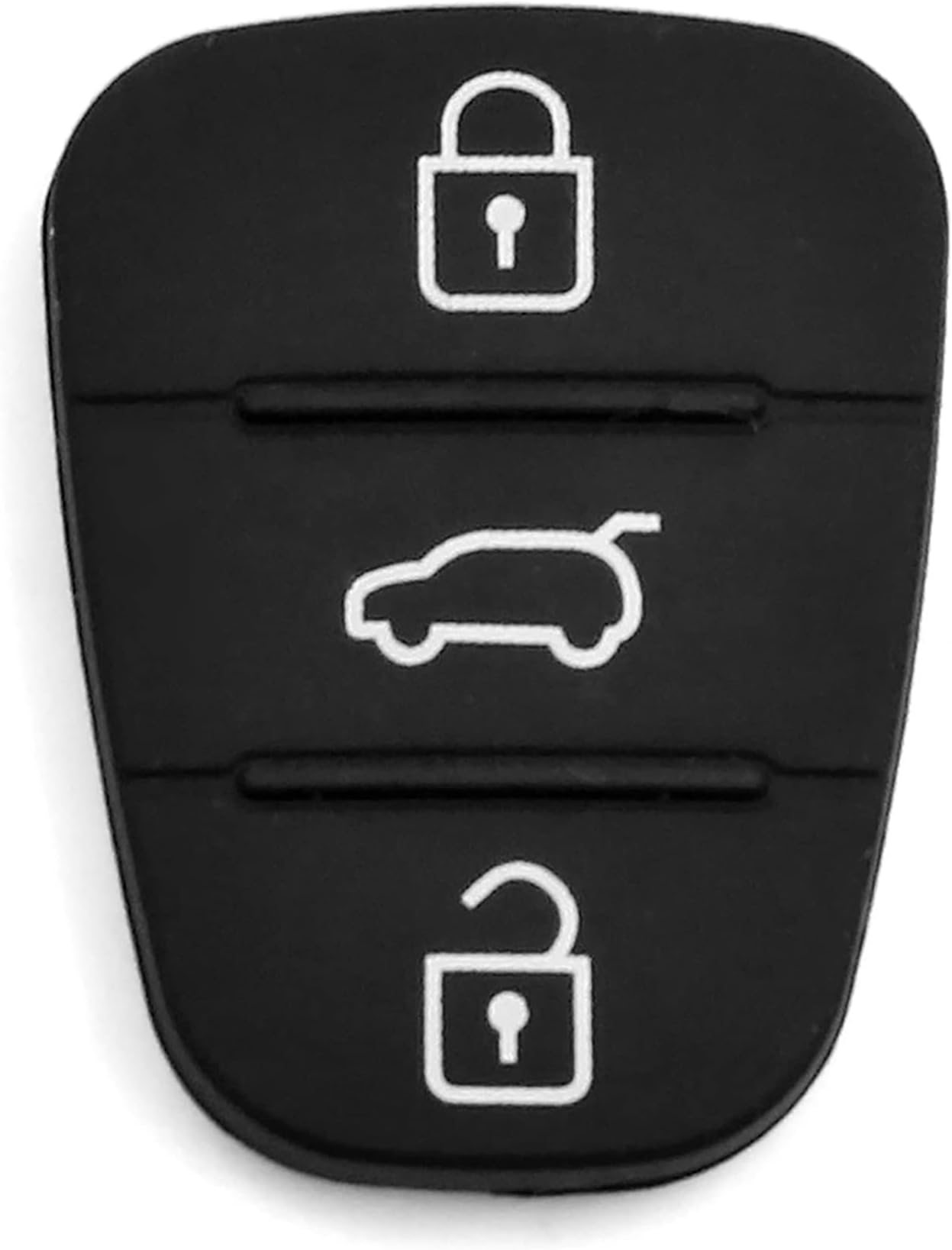 Amazon.com: uxcell 3 Buttons Car Remote Fob Case Insert Rubber Pad ...
