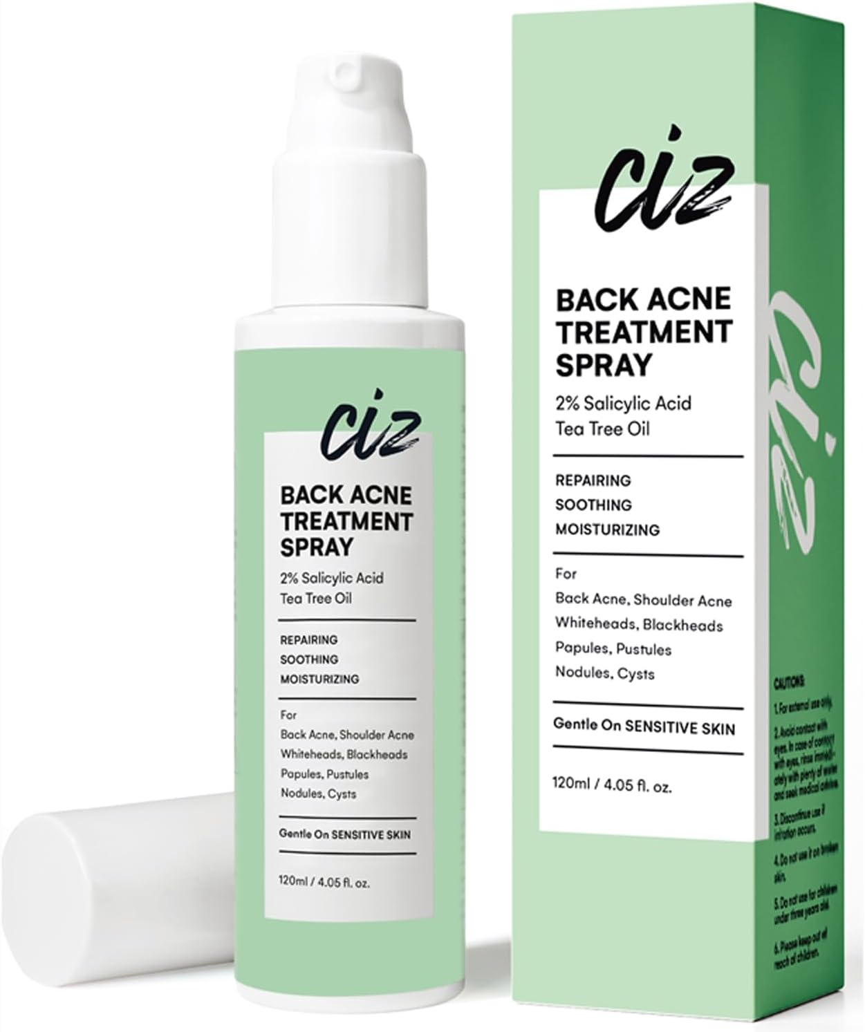 Amazon.com : CIZ 2% Salicylic Acid Body Treatment with Herbal Formula ...