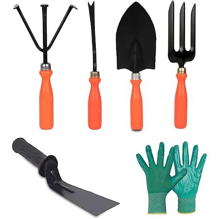 Kraft Seeds Tool Kit for Garden -7 Pcs (Cultivator, Hand Fork, Big ...
