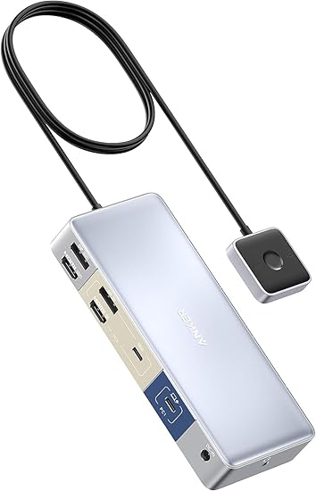 Amazon.com: Anker Docking Station, KVM Switch for a Desktop PC and a ...