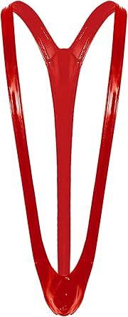 Amazon.com: Hedmy Men's Mankini Wrestling Singlet V-String Sling Shot ...
