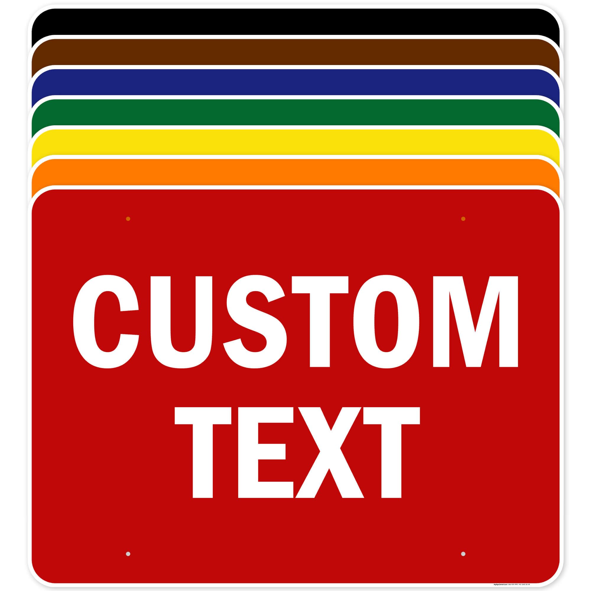 Amazon.com: Custom Sign, Custom Sign for Business, Indoor/Outdoor use ...