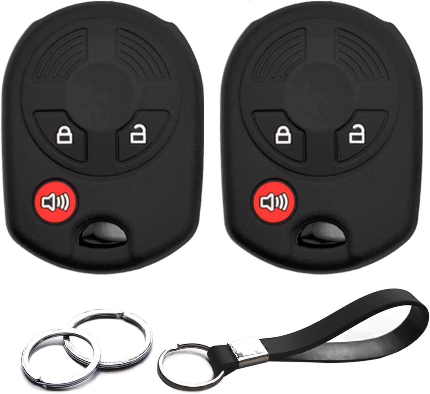 Amazon.com: 2Pcs Key Fob Cover for Ford Escape for Ford F-150 Ranger ...