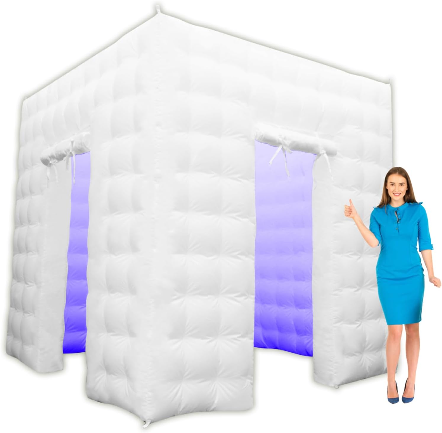 Amazon.com : Staelea Portable Inflatable Photo Booth Enclosure (White ...