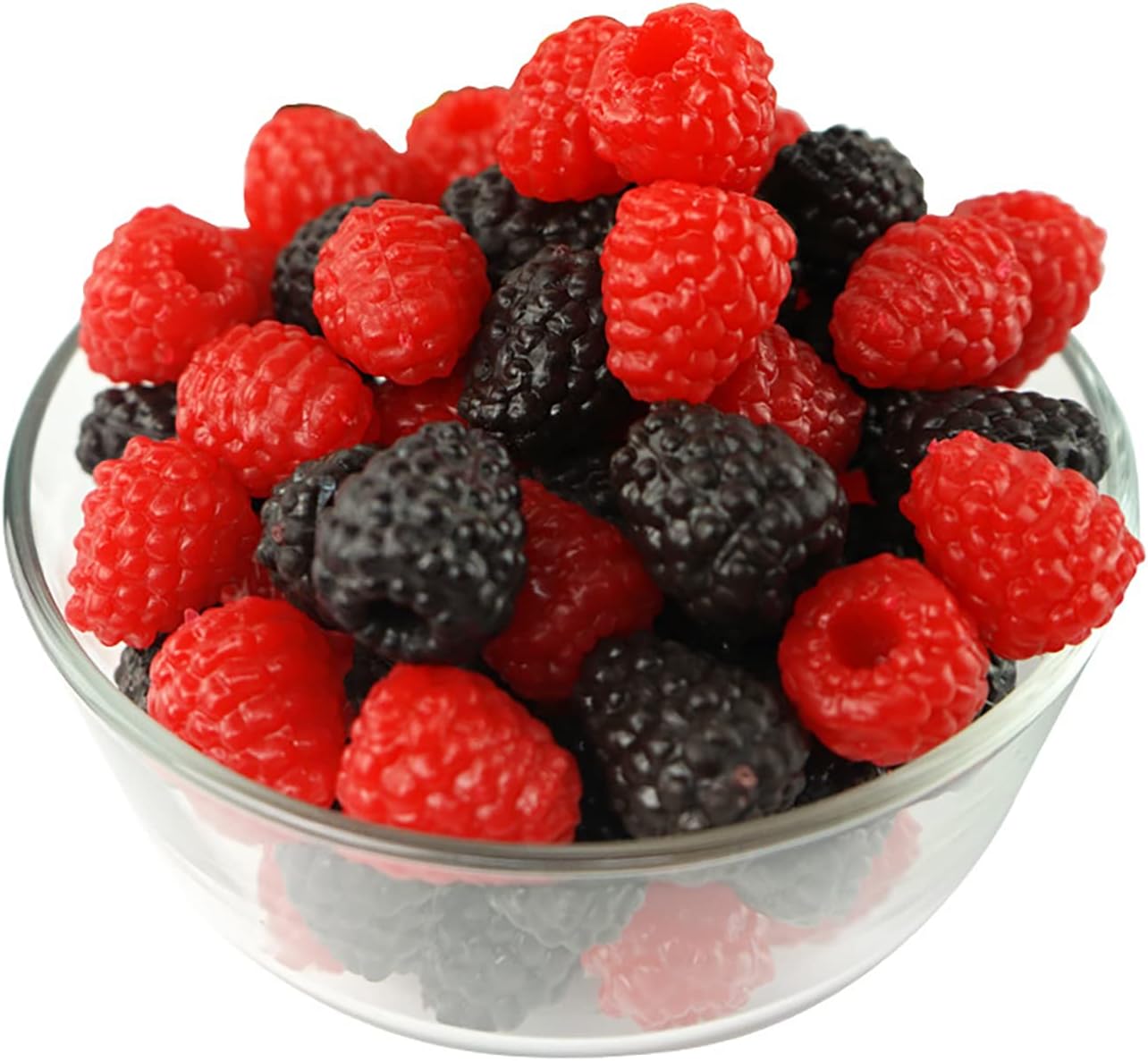 Amazon.com: 20Pcs Artificial Raspberry Faux Raspberries Realistic ...