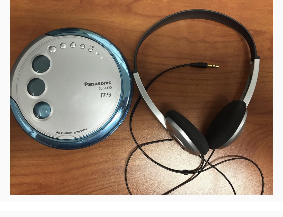 Amazon.com: Panasonic SL-SX420 CD/MP3 Player with Headphones (Metallic ...