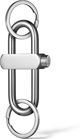 Amazon.com: FEGVE Two-way Lock Keychain, Durable Car Key Chain Men ...