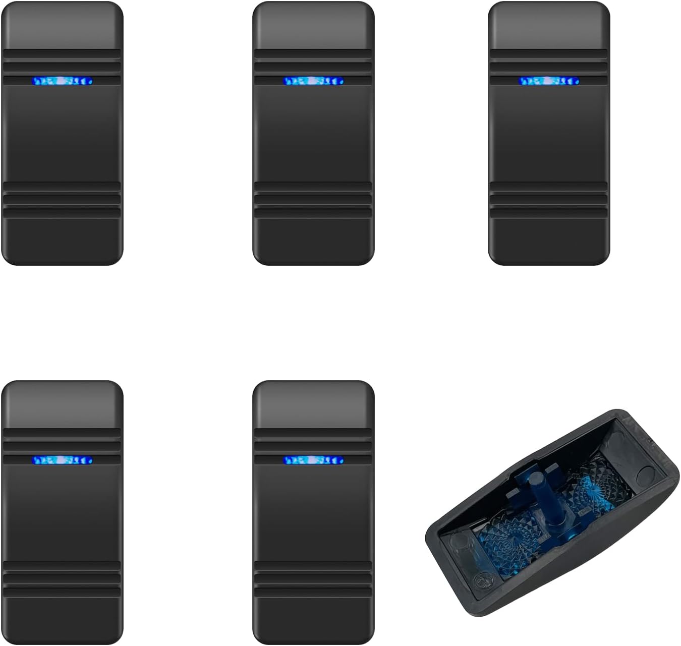 Amazon.com: Dorman 84946 Electrical Switch Rocker Covers Amber Green, 2 ...