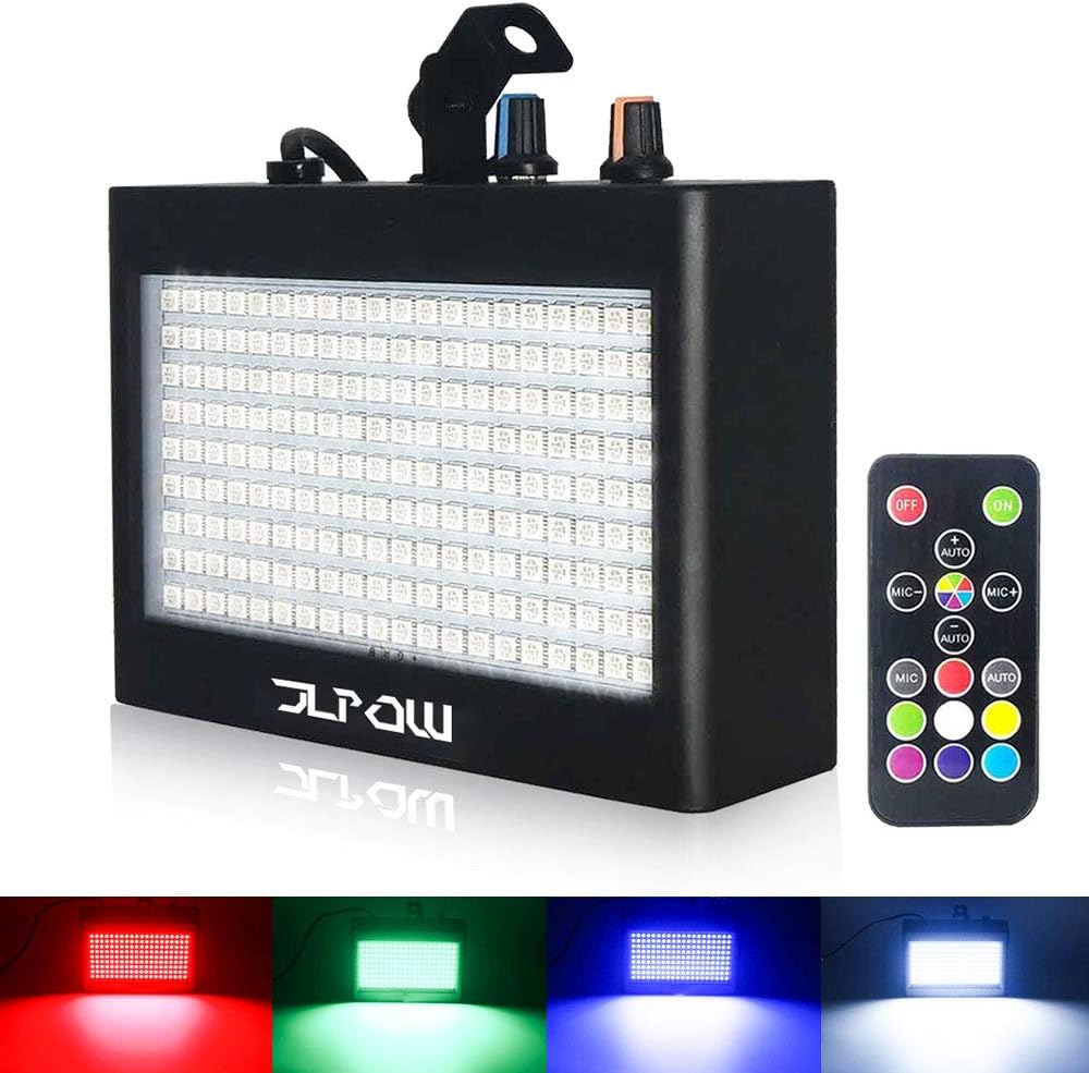 Amazon.com: Halloween Strobe Light, JLPOW Ultra Bright RGB LED Strobe ...
