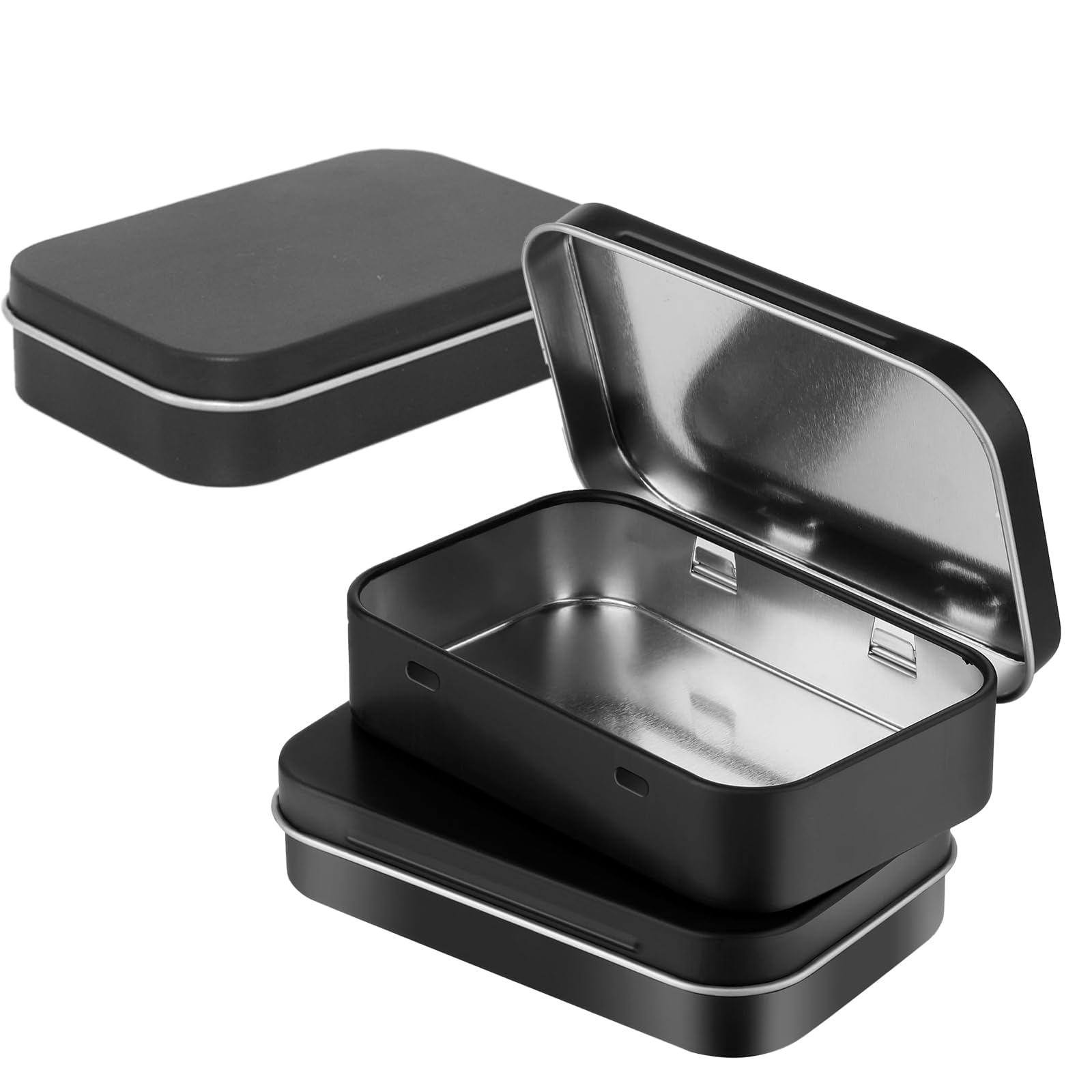 KFSCIP 3 Pcs Metal Box, Tin, Altoids Tin, Small Tin, Metal Rectangular ...