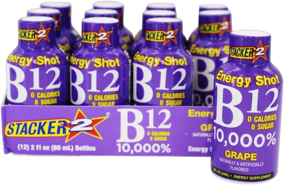 Amazon.com: Tweaker Grape-Energy Shot 2oz Singles (12) : Grocery ...