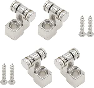 Amazon.com: Cheerock Pack of 4 Electric Guitar Roller String Trees ...