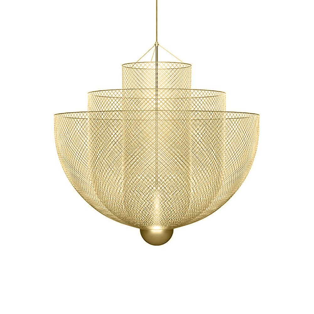 Amazon.com: MTDYD Metal Grid-Shaped Hanging Light, Creative Light ...