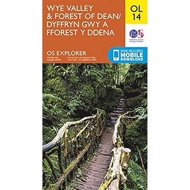 Wye Valley & Forest of Dean / Dyffryn Gwy a Fforest y Ddena Map ...