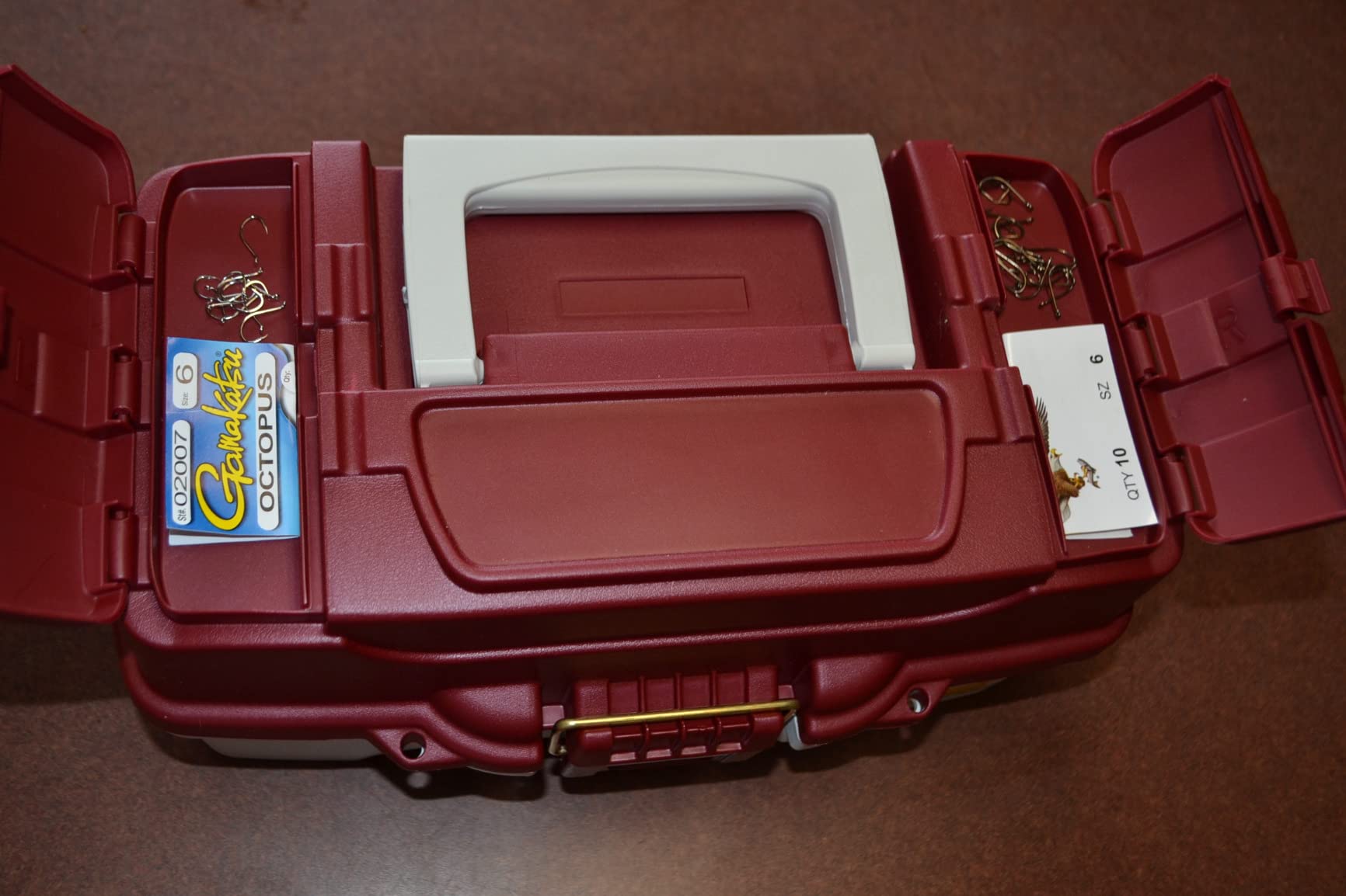 $3/mo - Finance Plano 1-Tray Tackle Box with Dual Top Access, Red ...