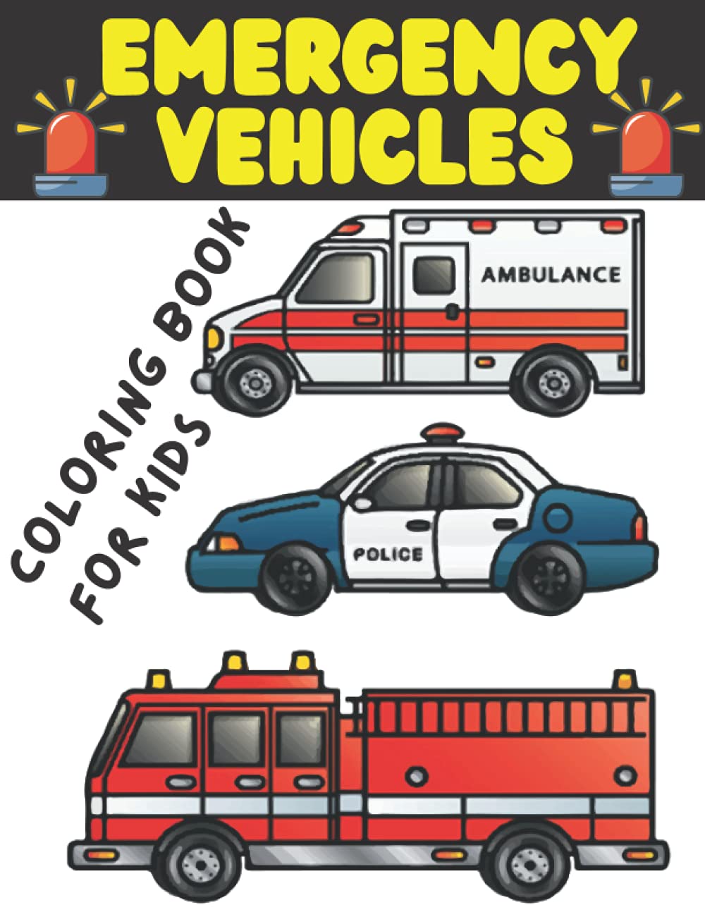 Emergency Vehicles Coloring Pages