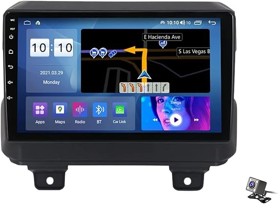 PLOKM 9 Inch Android 11.0 Double Din Car Stereo Car Radio Head Unit for ...