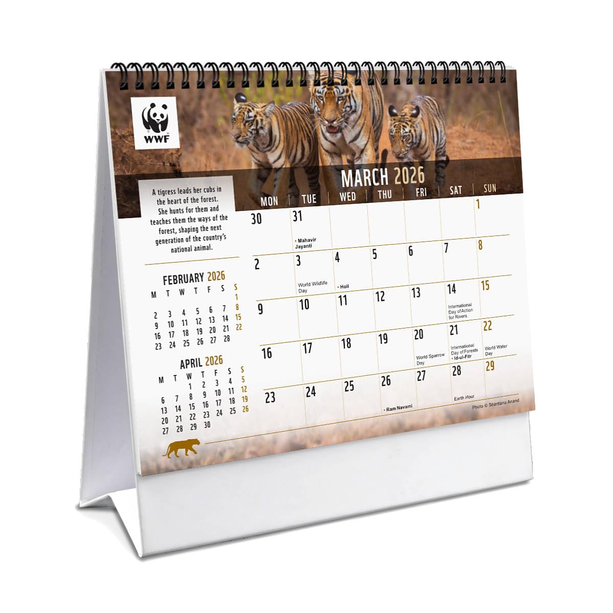 Wwf Tiger Calendar
