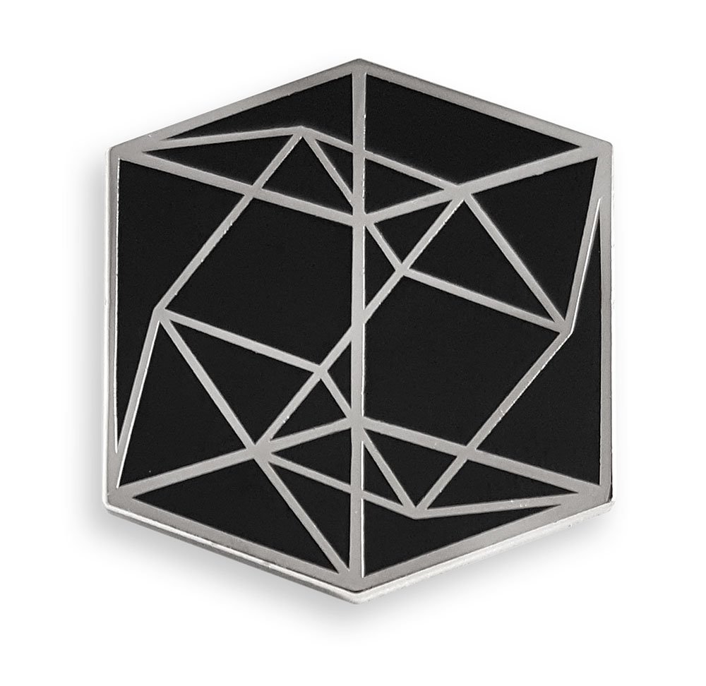 Buy Pinsanity Pinsanity Tesseract Cube Enamel Lapel Pin at Amazon.in