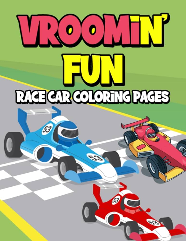 free racecar coloring pages