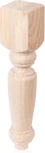 Amazon.com: Waddell Butcher Block Table Leg (1 Count, 15" H ...