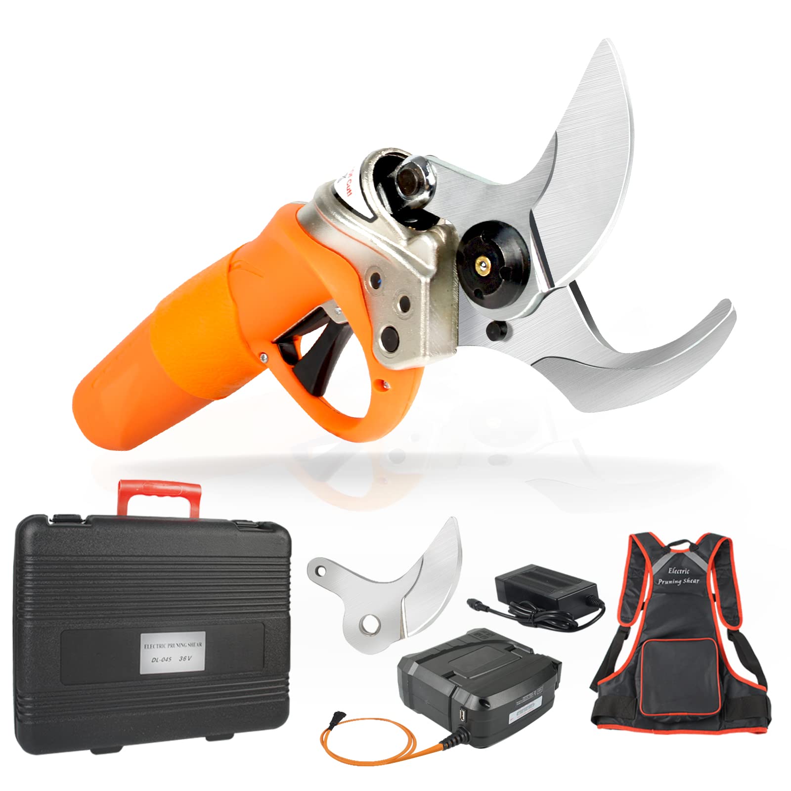 Amazon.com: Electric Pruning Shears 1.77 Inch(45mm) Cutting Diameter ...