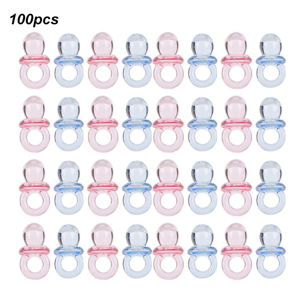Snapklik.com : Mini Acrylic Baby Pacifiers, 100Pcs Birthday Party ...