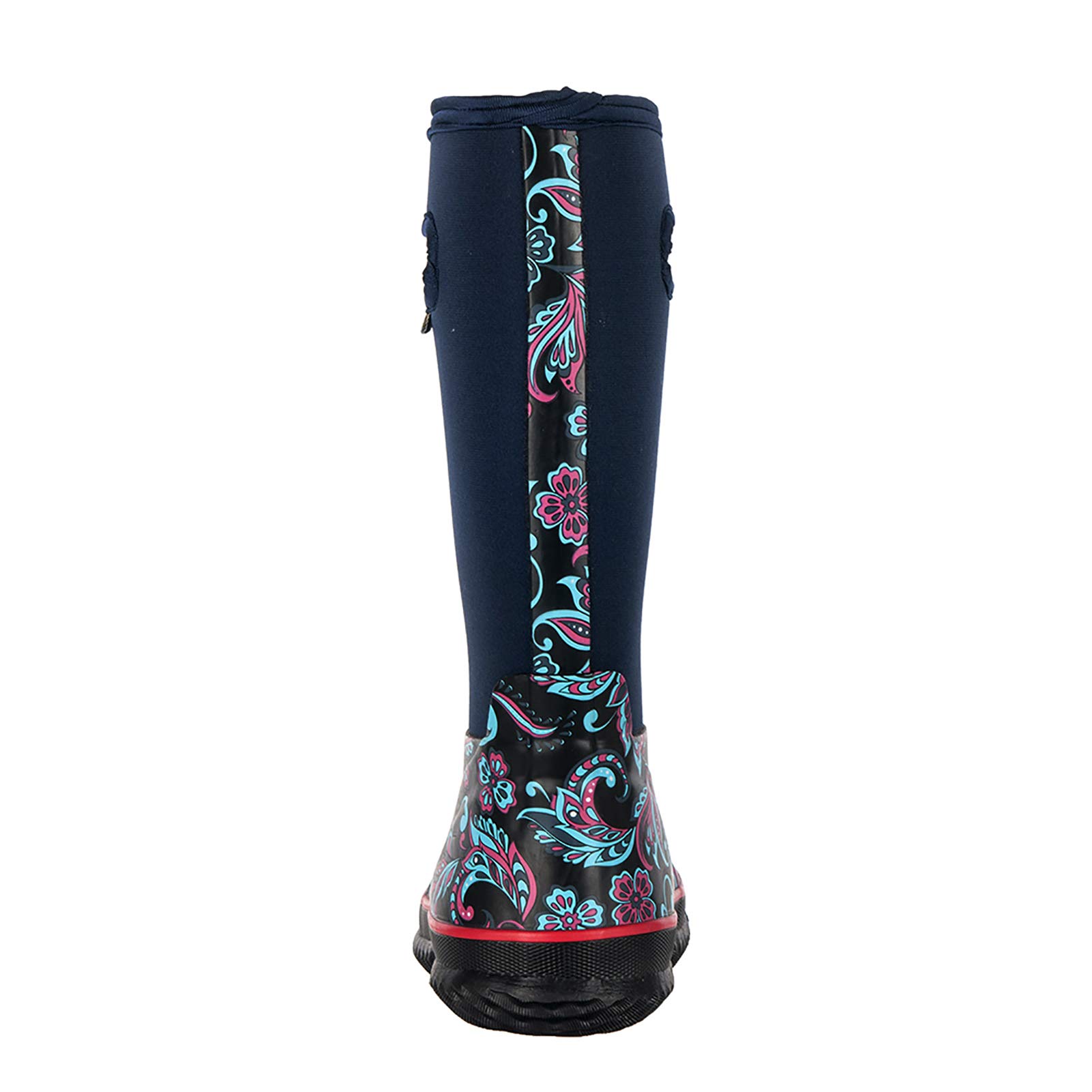 Snapklik.com : Womens Rubber Rain Boots - Mid Calf Waterproof Insulated ...