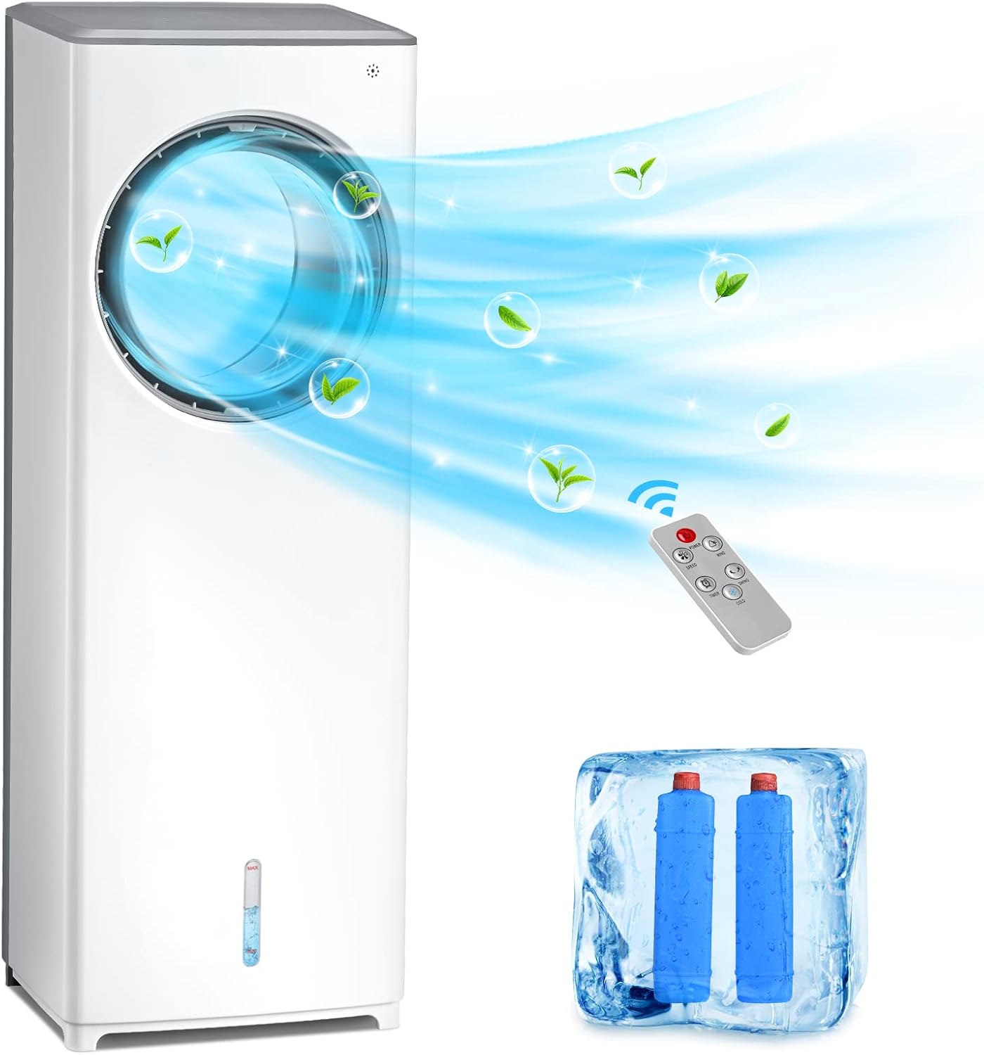 Amazon.com: Evaporative Air Cooler - Portable Air Conditioner with 8H ...