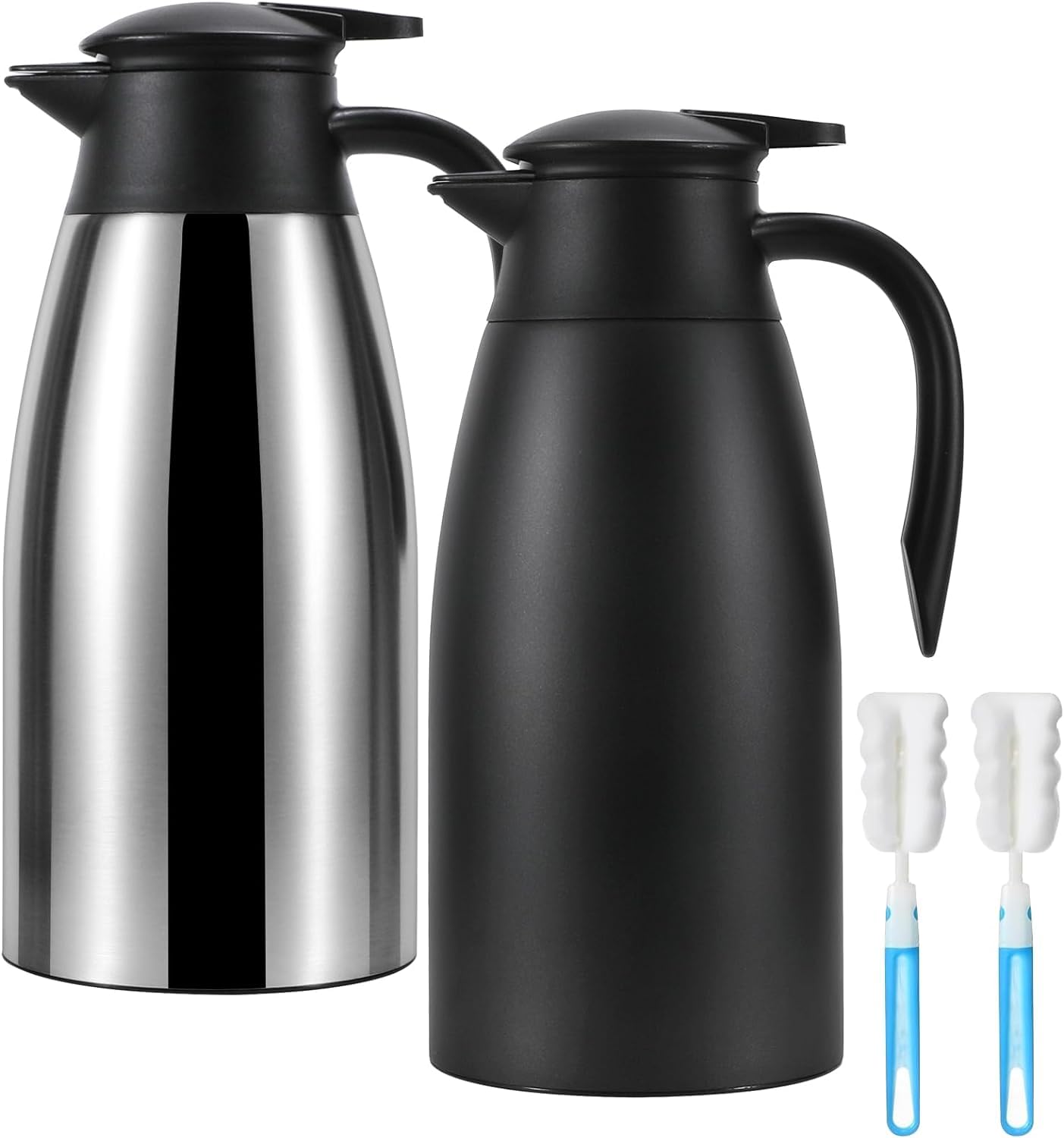 Amazon.com: Thermal Coffee Carafe, Insulated Stainless Steel Coffee ...