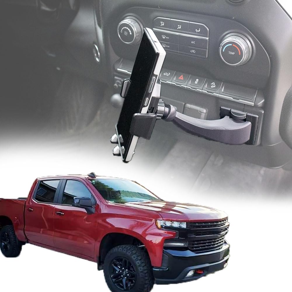 Amazon.com: Never Inside Chevy Silverado Bullhorn Dashboard Phone Mount ...