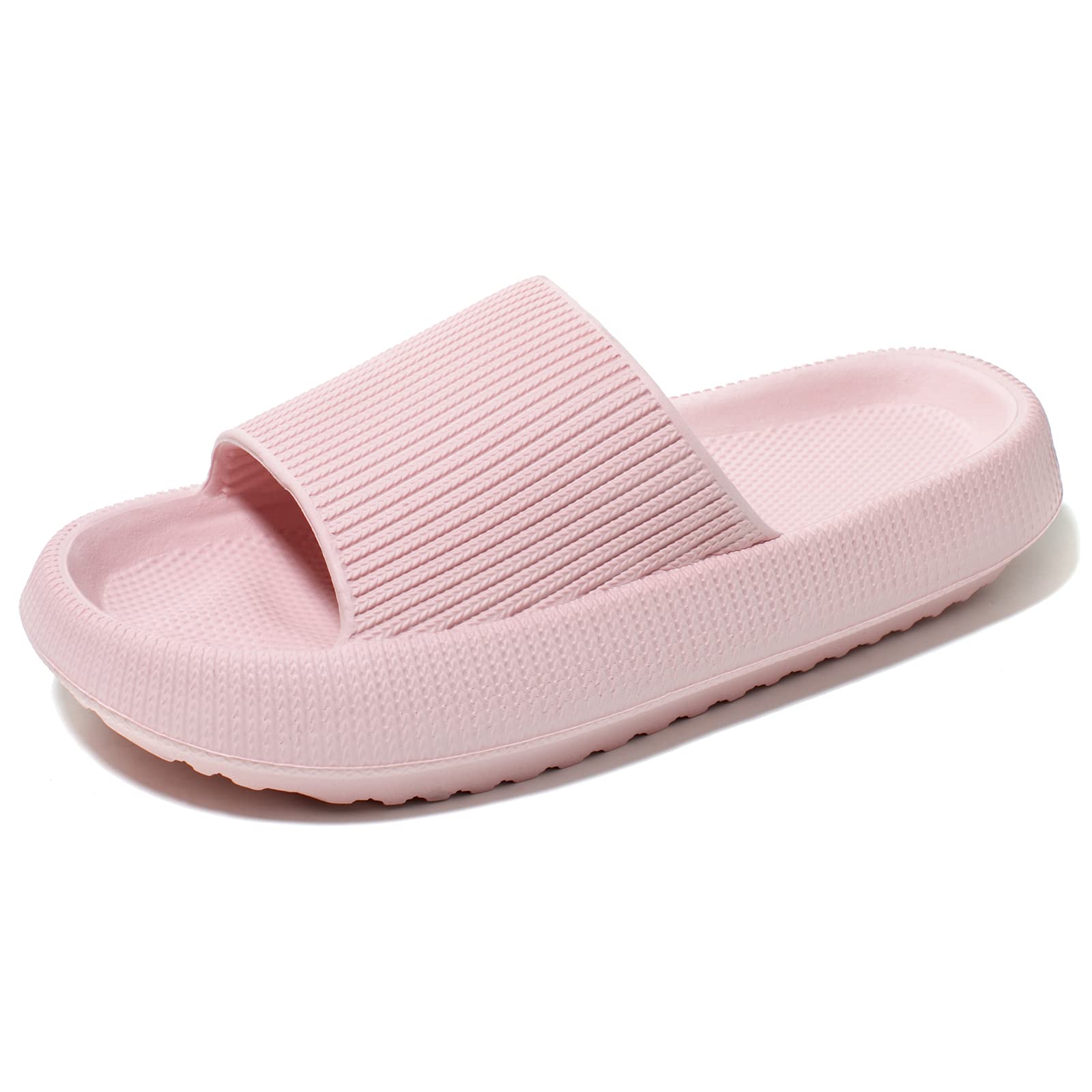 NewDenBer Cloud Slides Slippers for Women and Men Soft Cushioned Thick ...