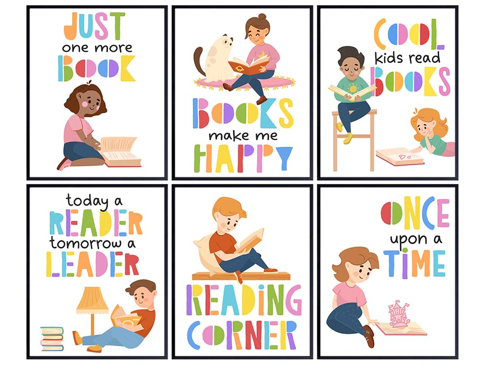 Amazon.com: Kids Classroom Decor Teacher Gifts - Reading Wall Decor ...