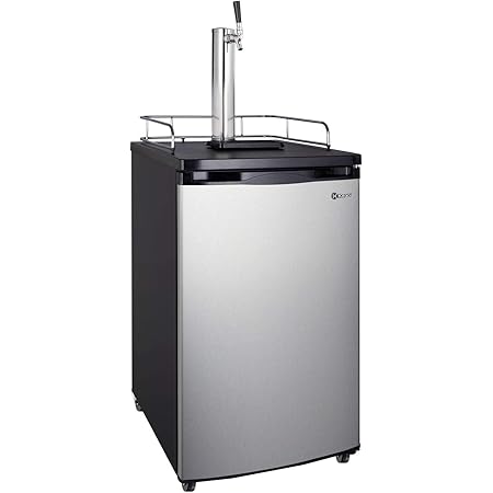 Amazon.com: Kegco Kegerator Full Size Keg Refrigerator - Single Faucet ...
