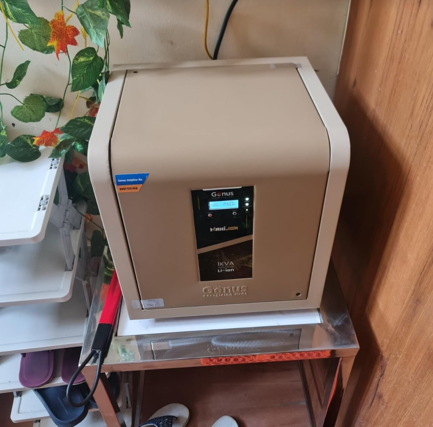 Genus MaxiLion 1000 VA Inverter with Upto 12 Year Life Integrated ...