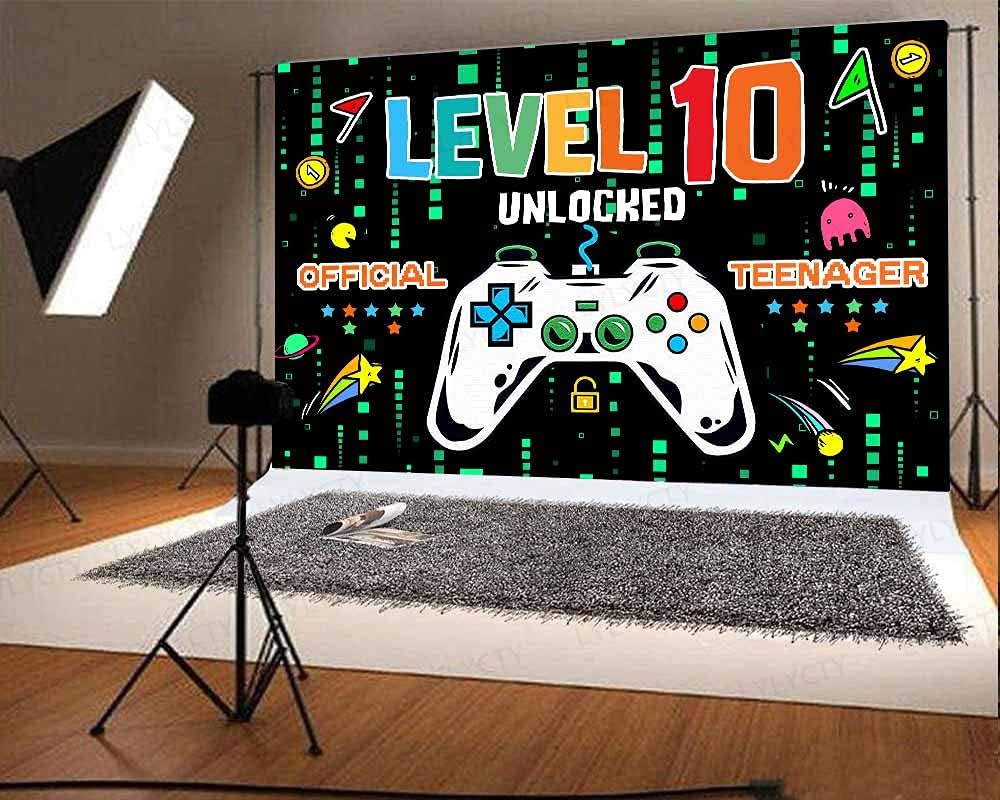 Buy LYLYCTY 5x3ft Video Game Backdrop Game on Photography Background ...