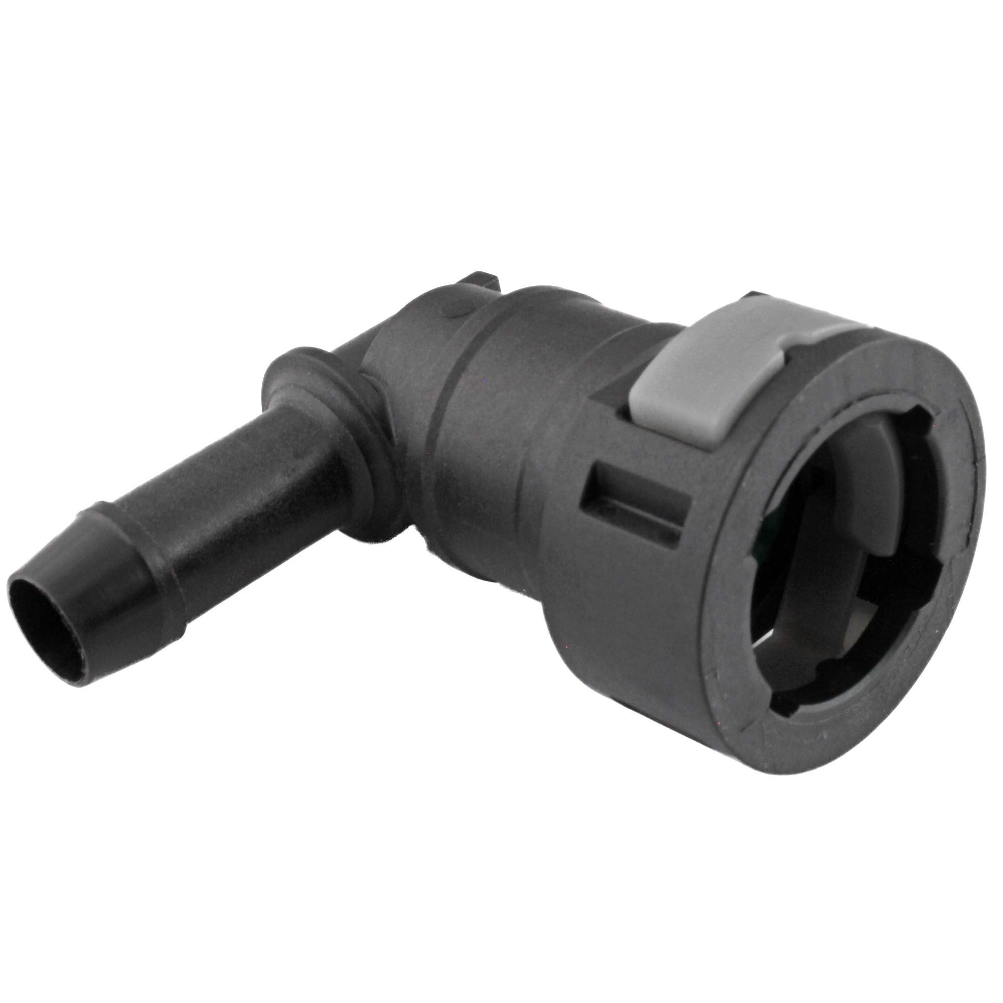 Snapklik.com : Fuel Line Quick Connect, 90 Degree Push-On, Single Barb ...