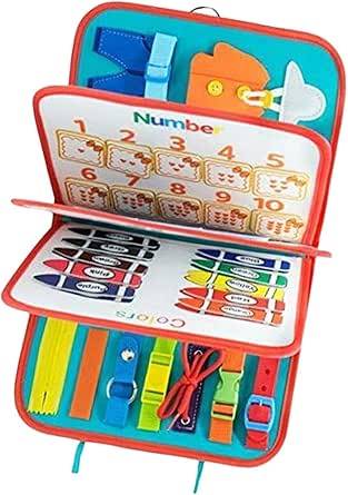 Amazon.co.jp: Toysmith Toddler Busy Board Early Educational Learning ...