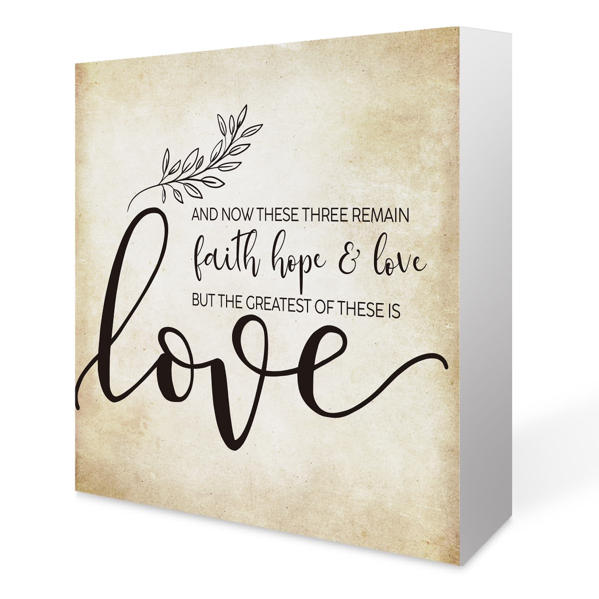 Amazon.com: Inspirational Bible Verse 1 Corinthians 13:13 Faith Hope ...