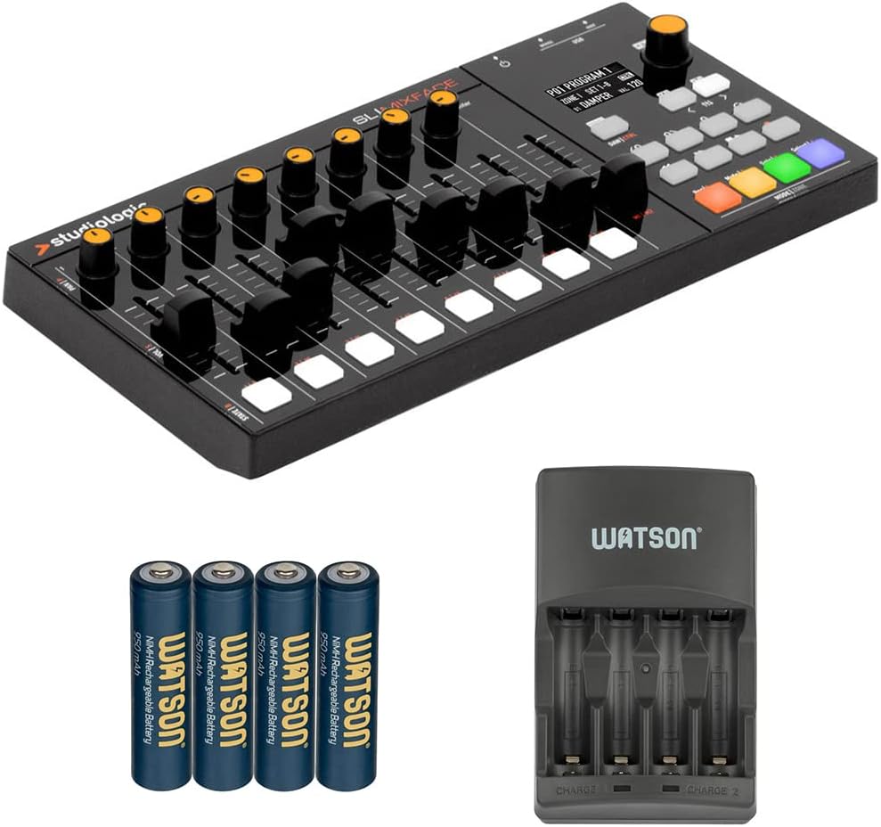 Amazon.com: StudioLogic SL MIXFACE Control Surface Bundle with Watson ...