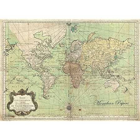 Amazon.com: 50 Disposable World Map Paper Place Mats 11” x 17 ...