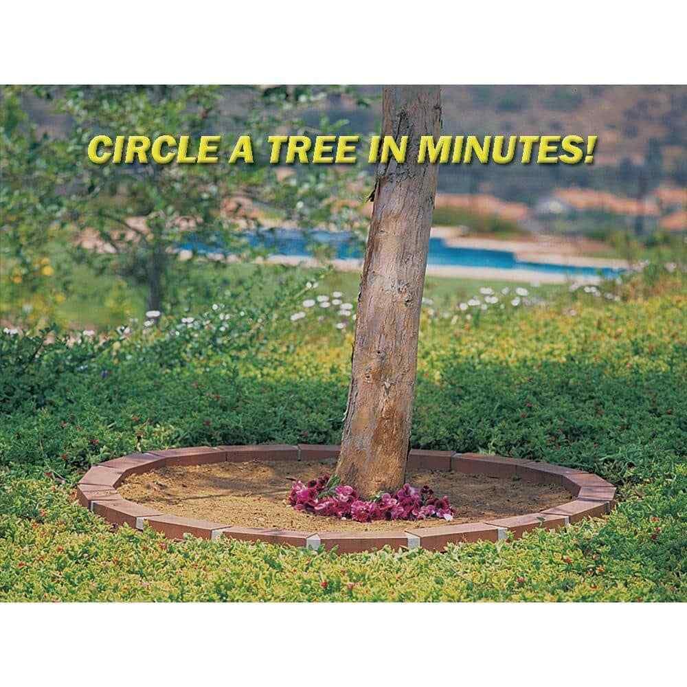 Brick Edging Tree Border Fake Edges 25 Ft. Decorative Plastic Brick