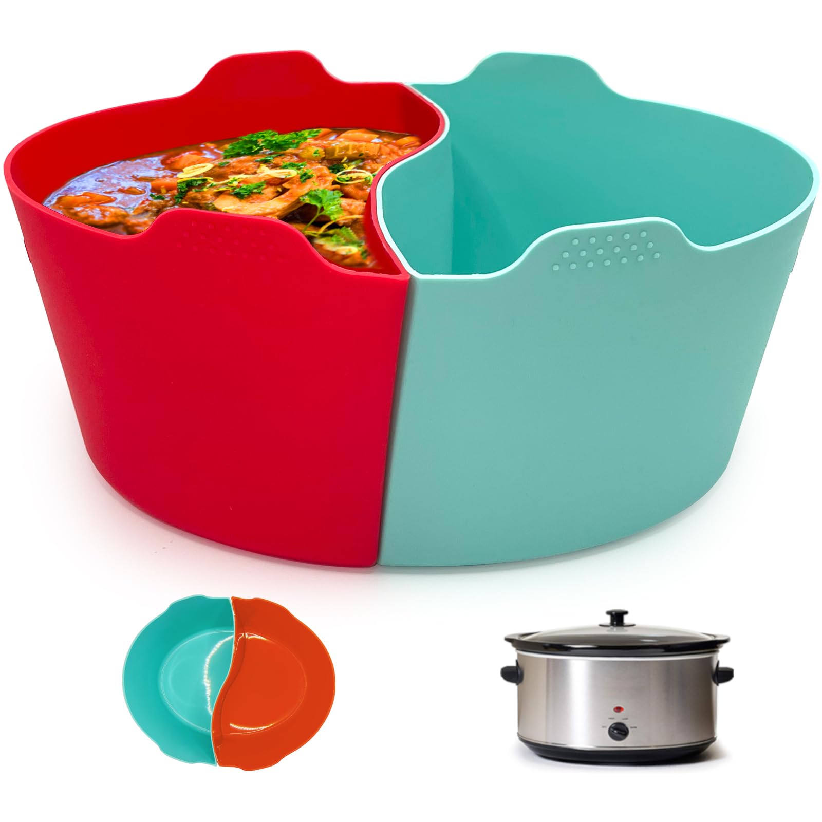 Amazon.com: Magikichen Silicone Crock pot Liners,Slow Cooker Liners,8 ...