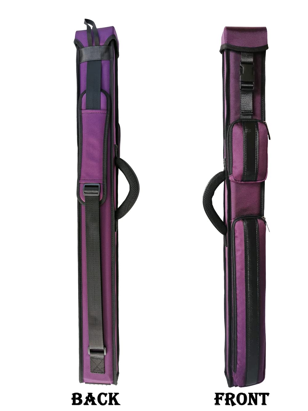 Snapklik.com : Champion 2X2,2X3,3X4 Nylon Billiard Pool Cue Stick Hard Case