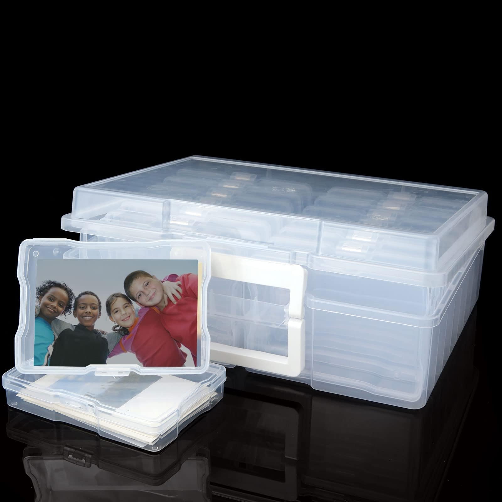 Amazon.com: FVIEXE 4 x 6 Photo Storage Box with 1600 Picture Cases ...