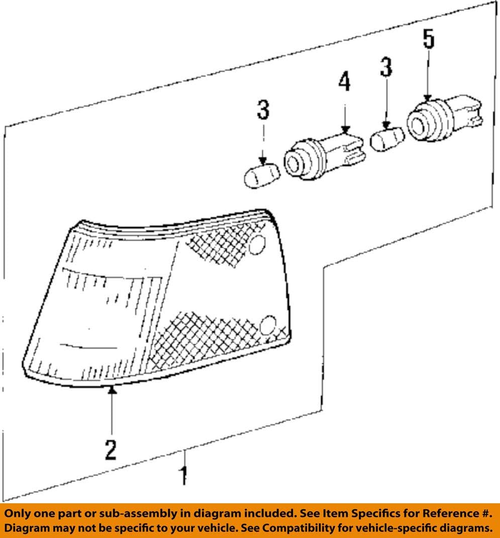 Amazon.com: Genuine Honda Parts 34350-SH3-A11 Driver Side Front Marker ...