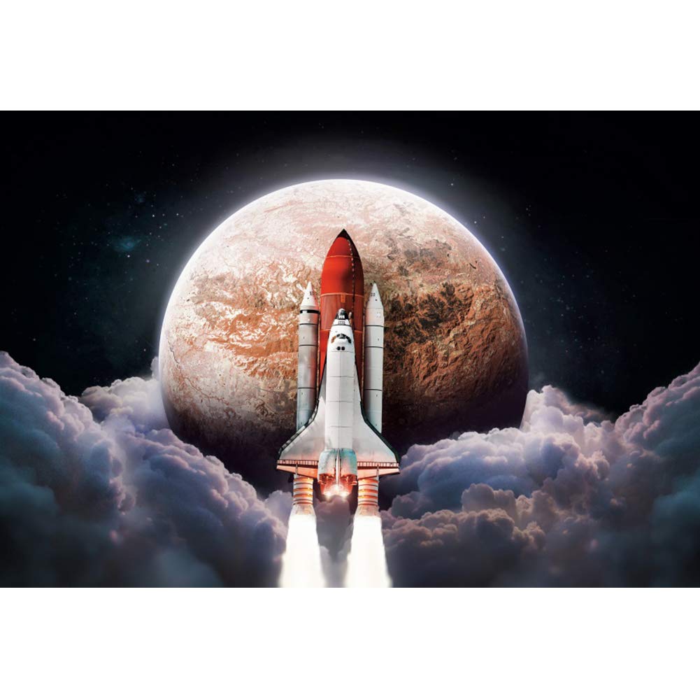 Space Shuttle Launch White Background