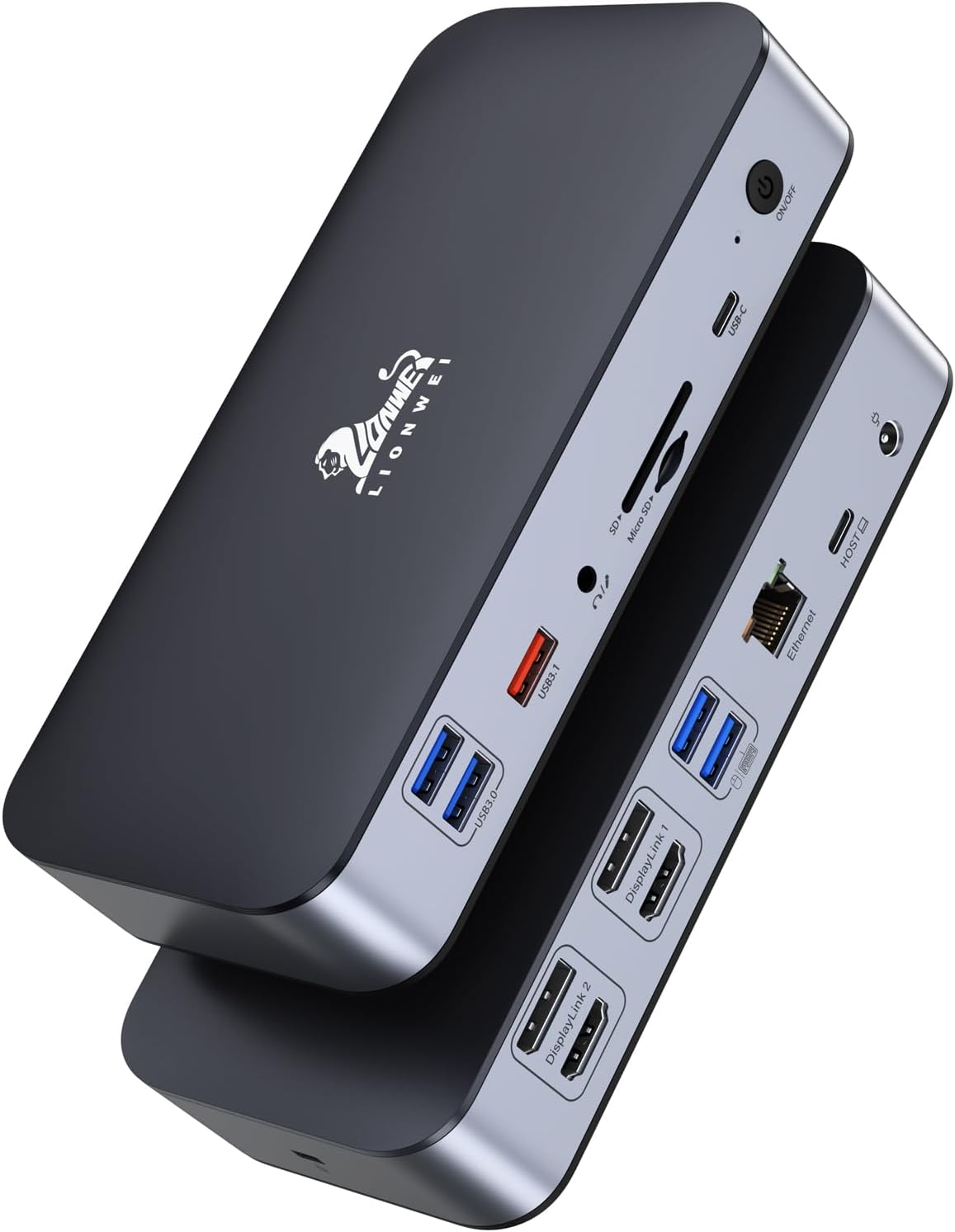 Amazon.com: TobenONE USB C Laptop Docking Station Dual Monitor, 15-in-1 ...