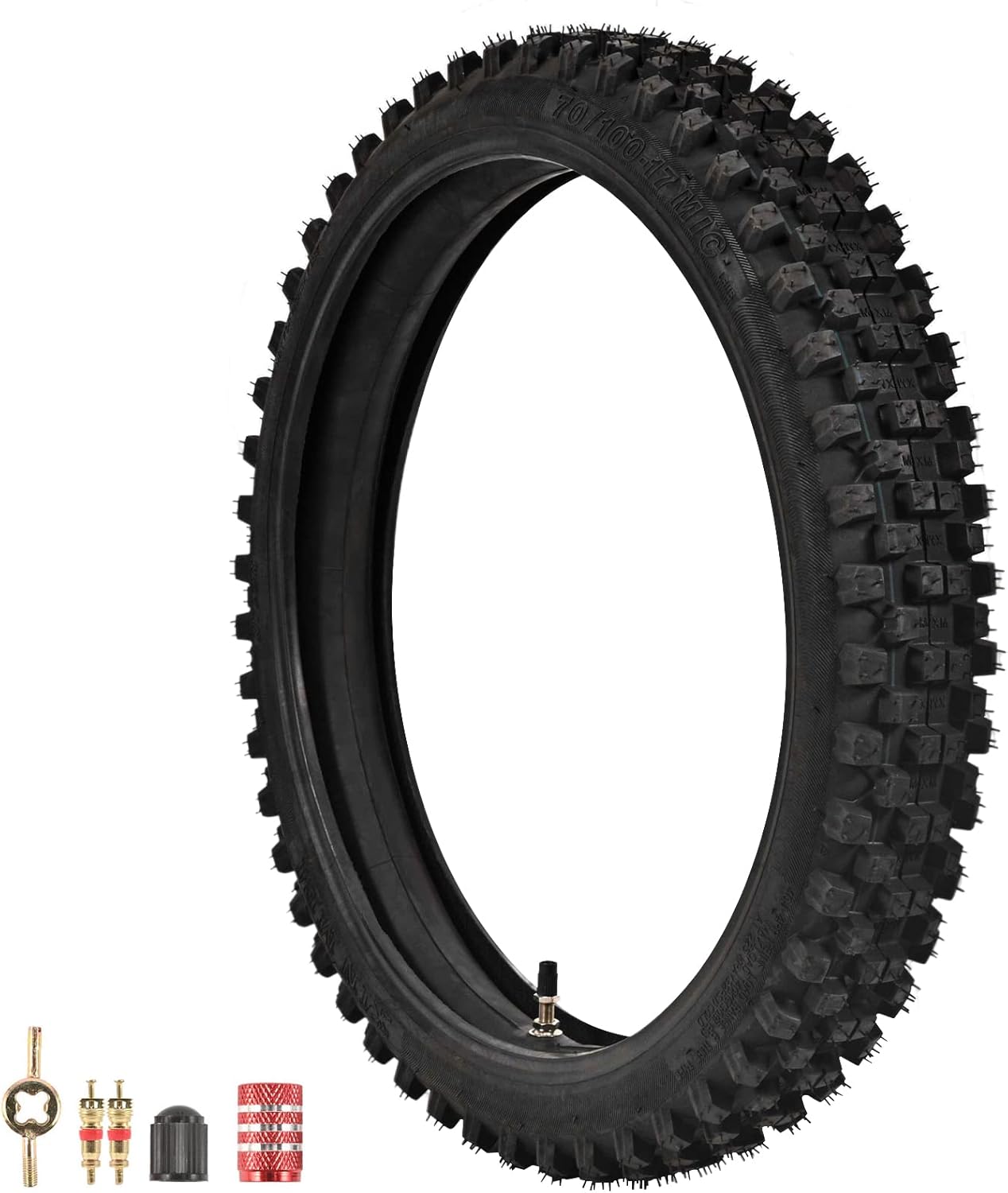 Amazon.com: Trkimal 70/100-17 Front Tire Inner Tube Assembly Tyre for ...