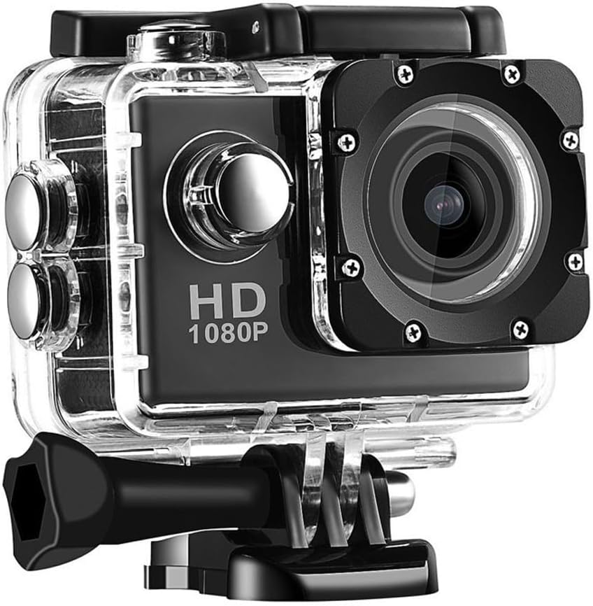 BSLVWG 1080P Action Camera 12MP 30M Waterproof Sports Underwater ...